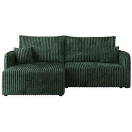 M&ouml;bel Kraft Ecksofa mit Schlaffunktion Mesto gr&uuml;n Ma&szlig;e (cm): B: 227 H: 93 &raquo; M&ouml;bel Kraft