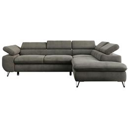 M&ouml;bel Kraft Ecksofa mit Schlaffunktion Peter grau Ma&szlig;e (cm): B: 273 H: 76 &raquo; M&ouml;bel Kraft