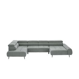 switch Wohnlandschaft Mavel grau Ma&szlig;e (cm): B: 367 H: 93 T: 208.0 Sofas > Sofas nach Material > Stoffsofas &raquo; Sofa DE