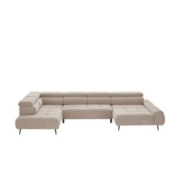 switch Wohnlandschaft Mavel braun Ma&szlig;e (cm): B: 367 H: 93 T: 208.0 Sofas > Sofas nach Material > Stoffsofas &raquo; Sofa DE