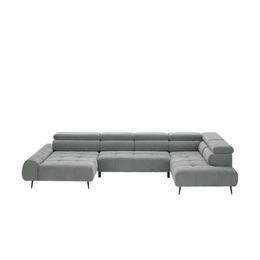 switch Wohnlandschaft Mavel grau Ma&szlig;e (cm): B: 367 H: 93 T: 208.0 Sofas > Sofas nach Material > Stoffsofas &raquo; Sofa DE
