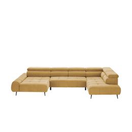 switch Wohnlandschaft Mavel gelb Ma&szlig;e (cm): B: 367 H: 93 T: 208.0 Sofas > Sofas nach Material > Stoffsofas &raquo; Sofa DE