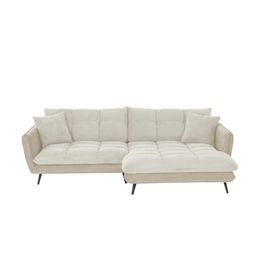 bobb Ecksofa Arianna XL beige Ma&szlig;e (cm): B: 275 H: 90 T: 196.0 Sofas > Sofas nach Material > Stoffsofas &raquo; Sofa DE