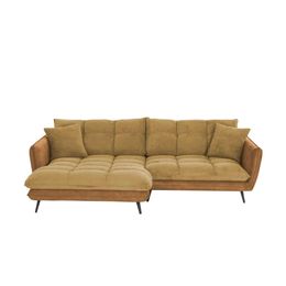 bobb Ecksofa Arianna XL gelb Ma&szlig;e (cm): B: 275 H: 90 T: 196.0 Sofas > Sofas nach Material > Stoffsofas &raquo; Sofa DE