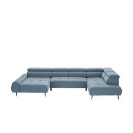 switch Wohnlandschaft Mavel blau Ma&szlig;e (cm): B: 367 H: 93 T: 208.0 Sofas > Sofas nach Material > Stoffsofas &raquo; Sofa DE