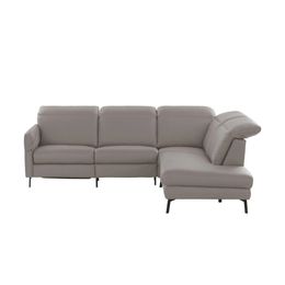 Ecksofa Monja grau Ma&szlig;e (cm): B: 279 H: 105 T: 220.0 Sofas > Sofas nach Material > Ledersofas &raquo; Sofa DE