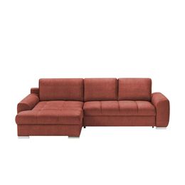 bobb Ecksofa mit Schlaffunktion Soumia rot Ma&szlig;e (cm): B: 283 H: 90 T: 181.0 Sofas > Sofas nach Material > Stoffsofas &raquo; Sofa DE