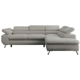Ecksofa mit Schlaffunktion Peter grau Ma&szlig;e (cm): B: 273 H: 76 Sofas > Sofas nach Material > Stoffsofas &raquo; Sofa DE