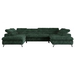 Wohnlandschaft Peter gr&uuml;n Ma&szlig;e (cm): B: 346 H: 76 Sofas > Sofas nach Material > Stoffsofas &raquo; Sofa DE