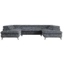 Wohnlandschaft Peter grau Ma&szlig;e (cm): B: 346 H: 76 Sofas > Sofas nach Material > Stoffsofas &raquo; Sofa DE