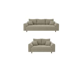 S-STYLE Polstergarnitur 3+2 Lars beige Ma&szlig;e (cm): B: 210 H: 81 Sofas > Sofas nach Material > Stoffsofas &raquo; Sofa DE
