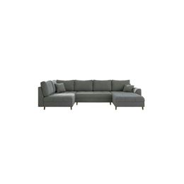 S-STYLE Wohnlandschaft Lars grau Ma&szlig;e (cm): B: 310 H: 81 Sofas > Sofas nach Material > Stoffsofas &raquo; Sofa DE