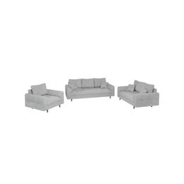 S-STYLE Polstergarnitur 3+2+1 Trygve grau Ma&szlig;e (cm): B: 210 H: 81 Sofas > Sofas nach Material > Stoffsofas &raquo; Sofa DE