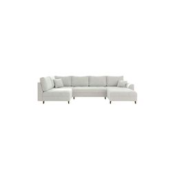 S-STYLE Wohnlandschaft Lars wei&szlig; Ma&szlig;e (cm): B: 310 H: 81 Sofas > Sofas nach Material > Stoffsofas &raquo; Sofa DE