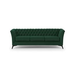 S-STYLE Chesterfield Einzelsofa Wilhelm gr&uuml;n Ma&szlig;e (cm): B: 237 H: 78 Sofas > Sofas nach Material > Stoffsofas &raquo; Sofa DE