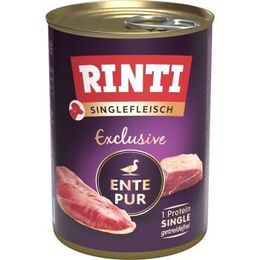 Rinti Nassfutter Hund Singlefleisch 12x400 g