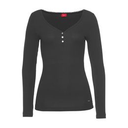 s.Oliver Schlafshirt Damen Gr&ouml;&szlig;e S/M schwarz