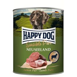 Happy Dog Sensible Pure Neuseeland (Lamm) 6 x 800 g Dose Nassfutter fÃ¼r Hunde