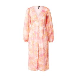 V&eacute;ro Moda VERO MODA Kleid 'VMSMILLA' Damen Gr&ouml;&szlig;e 36 mandarine / pitaya / altrosa / wei&szlig; Winterkleid