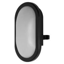 LEDVANCE Wand- und Deckenleuchte LED BULKHEAD 11 W, 4000 K, IP54, schwarz