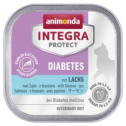 animonda Integra Protect Diabetes mit Lachs Katzen-Nassfutter f&uuml;r Diabetiker 6x100g