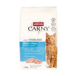animonda Carny Adult Sterilised Huhn + Pute Katzen-Trockenfutter getreidefrei 1,75 kg