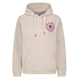 Sublevel Hoodie in Creme - 63% | Gr&ouml;&szlig;e XL | Damen-sweatshirts-jacken