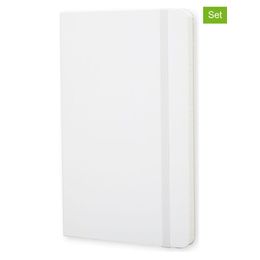 Moleskine 2er-Set: Notizbücher in Weiß - (B)9 x (H)14 cm - 40% | Buero-schulbedarf