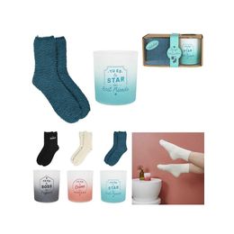 The Concept Factory Geschenkbox: Duftkerze und Socken (Überraschungsprodukt) - 15% | Kerzen-vasen