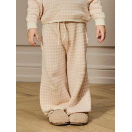 Lil Atelier Hose "Nadie" in Beige/ Rosa - 48% | Gr&ouml;&szlig;e 104 | Kinderhosen