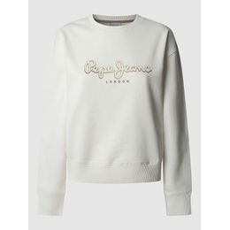 Pepe Jeans Sweatshirt "Maddy" in Creme - 28% | Größe M | Damen-sweatshirts-jacken