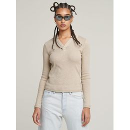 G-Star Raw G-Star Poloshirt in Beige - 54% | Größe L | Damen-tops