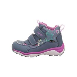 Superfit Leder-Winterboots "Sport 5" in Blau - 41% | Gr&ouml;&szlig;e 34 | Kinderstiefel