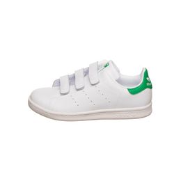 Adidas Sneakers "Stan Smith" in Weiß/ Grün - 41% | Größe 35 | Kindersneakers