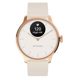Withings Smartwatch "ScanWatch Light" in Creme/ Gold - 10% | Damen-uhren