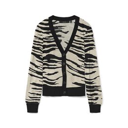V&eacute;ro Moda Vero Moda Cardigan in Schwarz/ Beige - 50% | Gr&ouml;&szlig;e S | Damen-pullover-cardigans