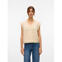 V&eacute;ro Moda Vero Moda Pullunder in Beige - 43% | Gr&ouml;&szlig;e S | Damen-pullover-cardigans