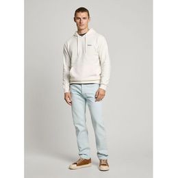 Pepe Jeans Hoodie in Creme - 59% | Gr&ouml;&szlig;e XS | Herren-sweatshirts-jacken