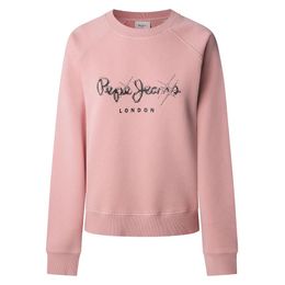 Pepe Jeans Sweatshirt "Lupita" in Rosa - 39% | Größe L | Damen-sweatshirts-jacken