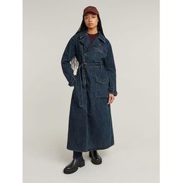 G-Star Raw G-Star Jeans-Trenchcoat in Dunkelblau - 52% | Größe M | Damenjacken
