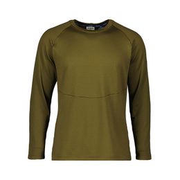 Dolomite Funktionslongsleeve "Pelmo" in Khaki - 77% | Gr&ouml;&szlig;e S | Herren-sportshirts