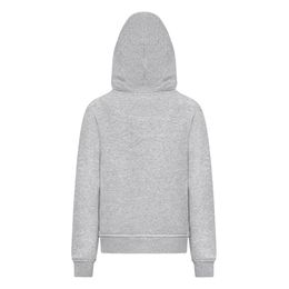 F4NT4STIC Sweatshirt 'S&uuml;&szlig;er gr&uuml;ner Dino' M&auml;dchen Gr&ouml;&szlig;e 134/140 grau / graumeliert / gr&uuml;n