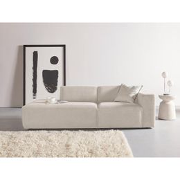 Home Affaire 2-Sitzer &raquo;Noord mit Kedernaht, Breite 227 cm&laquo; Cord, Struktur, Webstoff, mit Wellenunterfederung, Massivholzrahmen beige 94% Polyester; 6%
