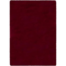 FLAIR RUGS Hochflor-Teppich &raquo;Ivy Luxury Fur&laquo; rechteckig 50 mm H&ouml;he rot Kunstfaser