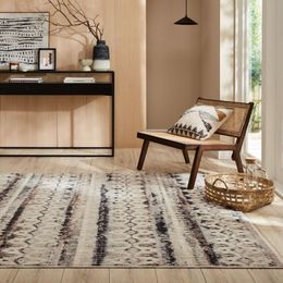 FLAIR RUGS Teppich &raquo;Marly Global&laquo; rechteckig 5 mm H&ouml;he Recyceltes Teppich natur Obermaterial: 100% Polyester B : 200 cm 1 Stk.