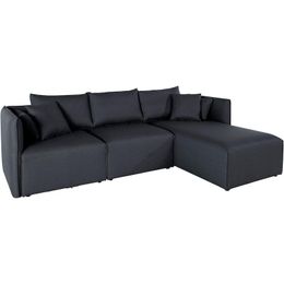 OTTO home Ecksofa &raquo;N&ouml;re L-Form&laquo; 3 Teile, in vielen Bezugsqualit&auml;ten und Farben. Modulteile s. "N&ouml;re" grau Samtoptik (100% Polyester);Struktur (100% 