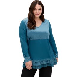 sheego by Joe Browns Damen Shirt im Lagenlook topas Gr&ouml;&szlig;e 40/42