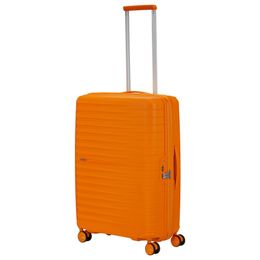 Hartschalen-Trolley American Tourister "FASTFORWARD, verschiedene Größen und Farben", Gr. B/H/T: 46cm x 68cm x 26cm 67 l, orange (radiant orange), Polypropylen, unifarben, Koffer, Hartschalen-Koffer personalisierbar TSA-Schloss Volumenerweiterung