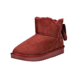 Stiefelette Dockers by Gerli "Dockers by Gerli Stiefelette Lederimitat", Damen, Gr. 36, dunkelrot, Lederimitat, Schuhe Stiefelette
