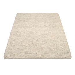 OCI DIE TEPPICHMARKE Teppich &raquo;FAVORIT&laquo; rechteckig 12 mm H&ouml;he Handweb-Teppich aus Indien, handgewebt, hochwertig verarbeitet beige Wolle